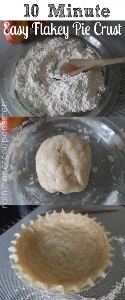 Homemade Easy Flaky Pie Crust Trusper