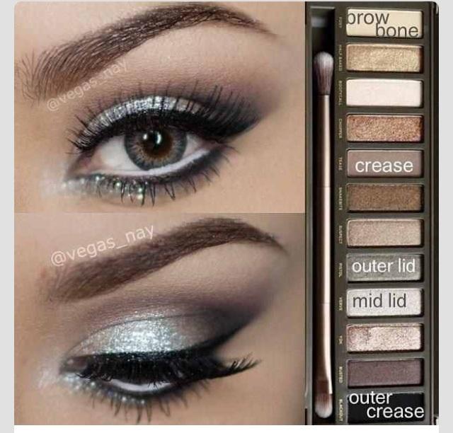 Silver Smokey Eye Using Urban Decay Naked 2 Palette Trusper Silver Smokey Eye Using Urban Decay Naked 2 Palette Trusper