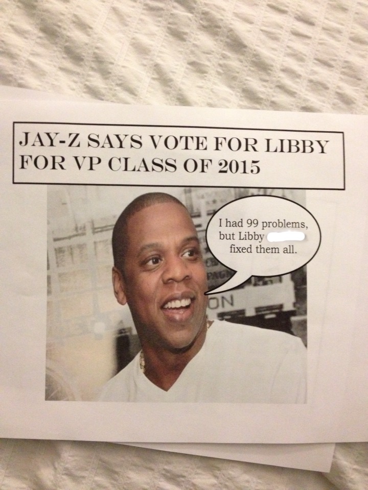 Funny High School Election Posters