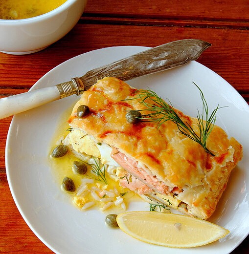 Salmon Coulibiac | Trusper